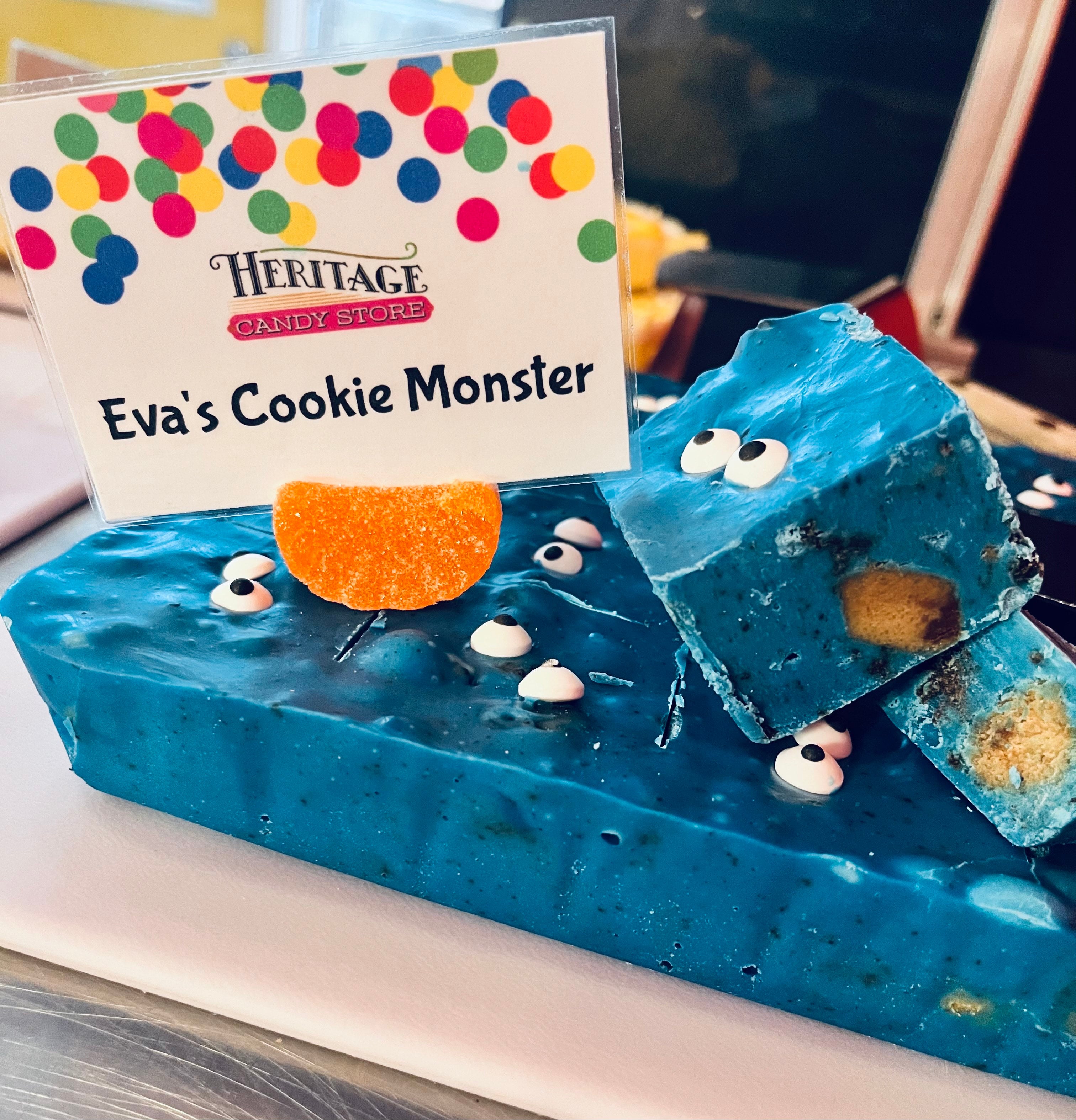 Eva's Cookie Monster Fudge - 1lb | Heritage Candy Store